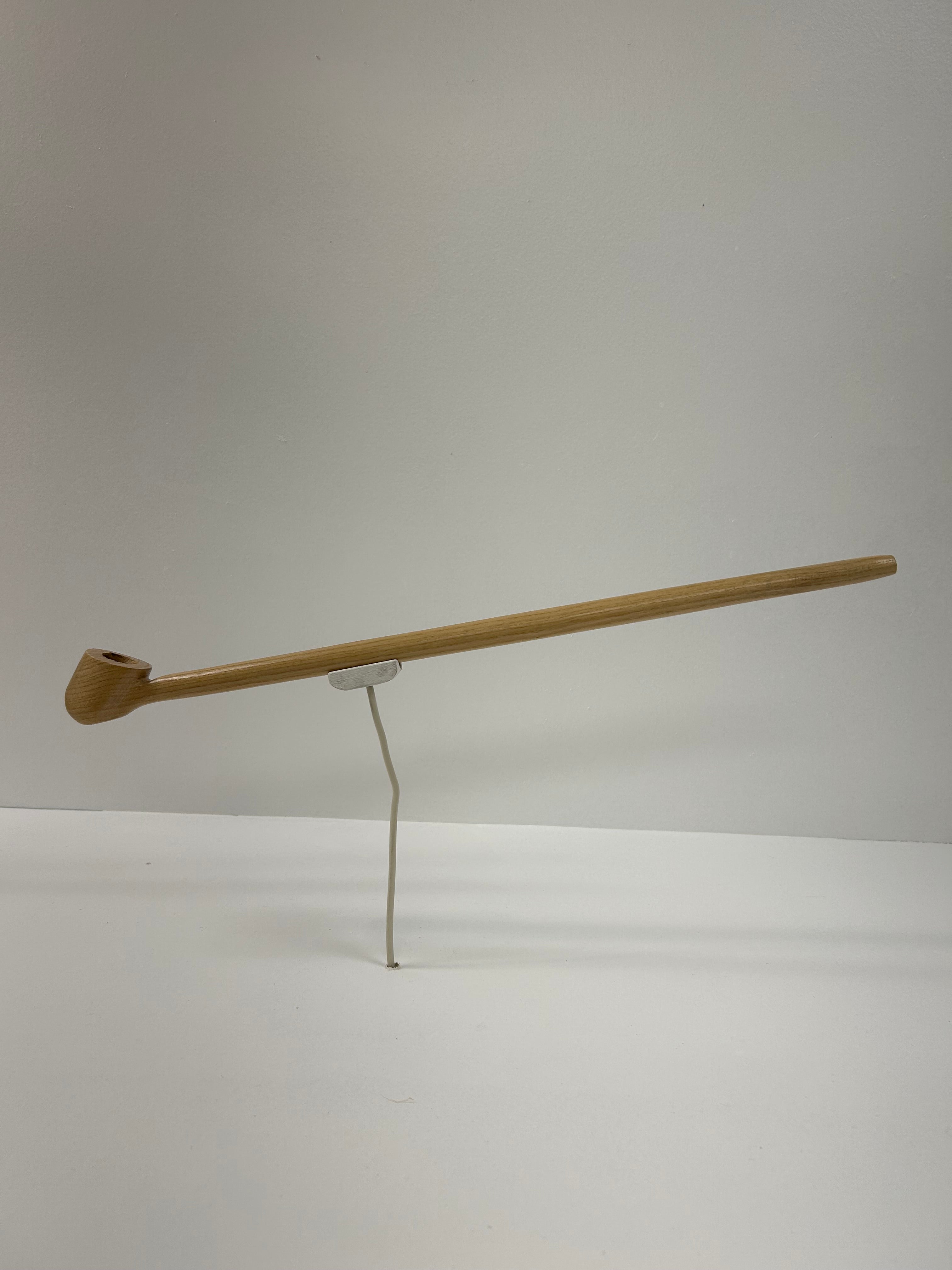 17 1/4" Ash wood pipe, 5/8" bowl width and depth – Long Arm Pipes